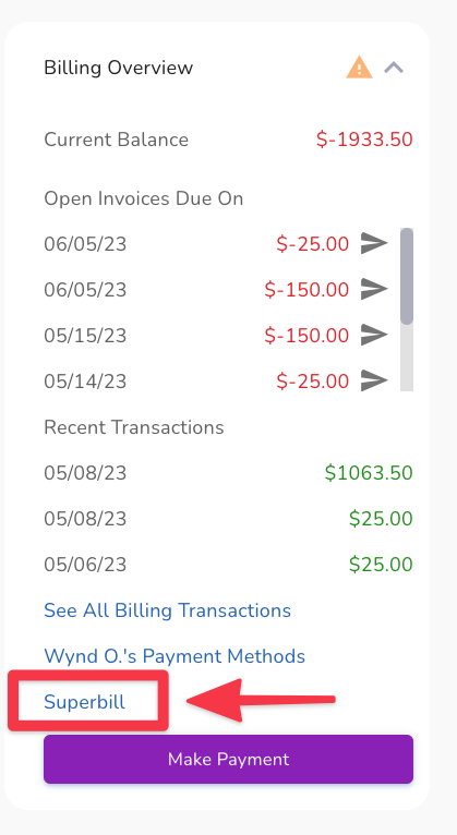 How to create a Superbill - TiQ Help Center